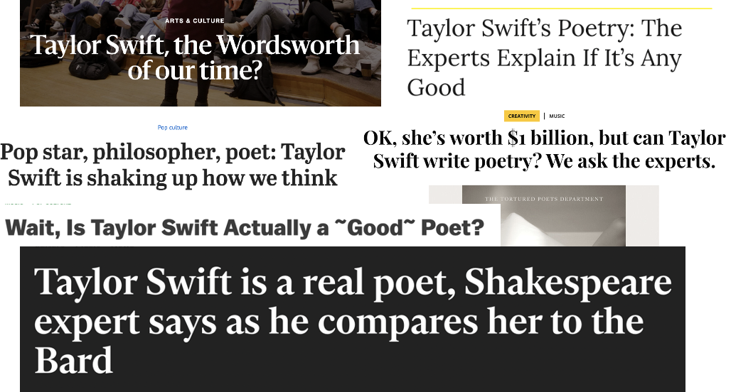 Swifterature – A love story: English literature and Taylor Swift